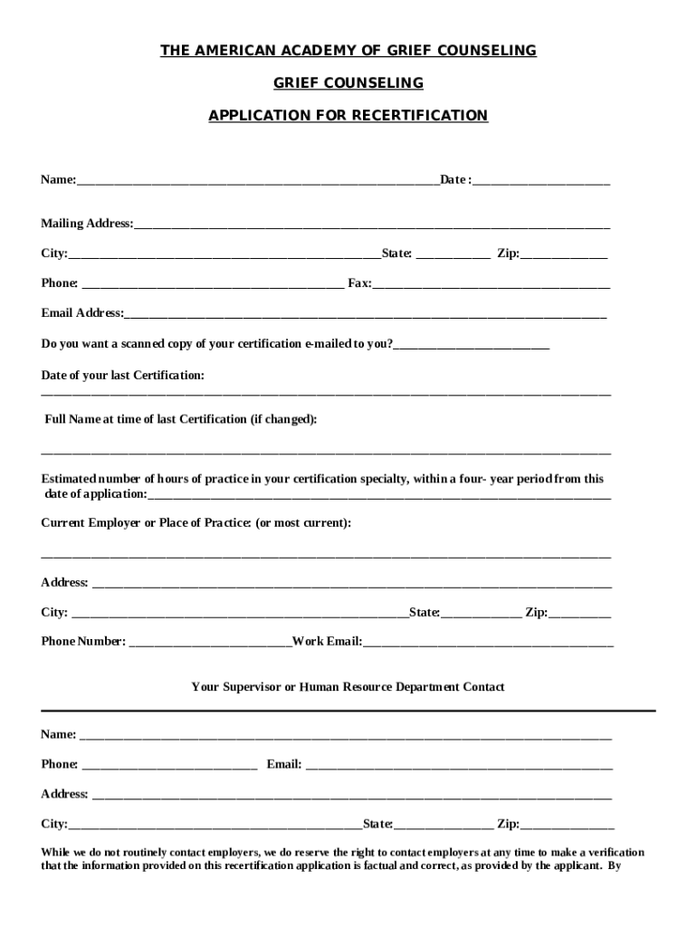 Death, Dying and Bereavement Certificate Doc Template | pdfFiller