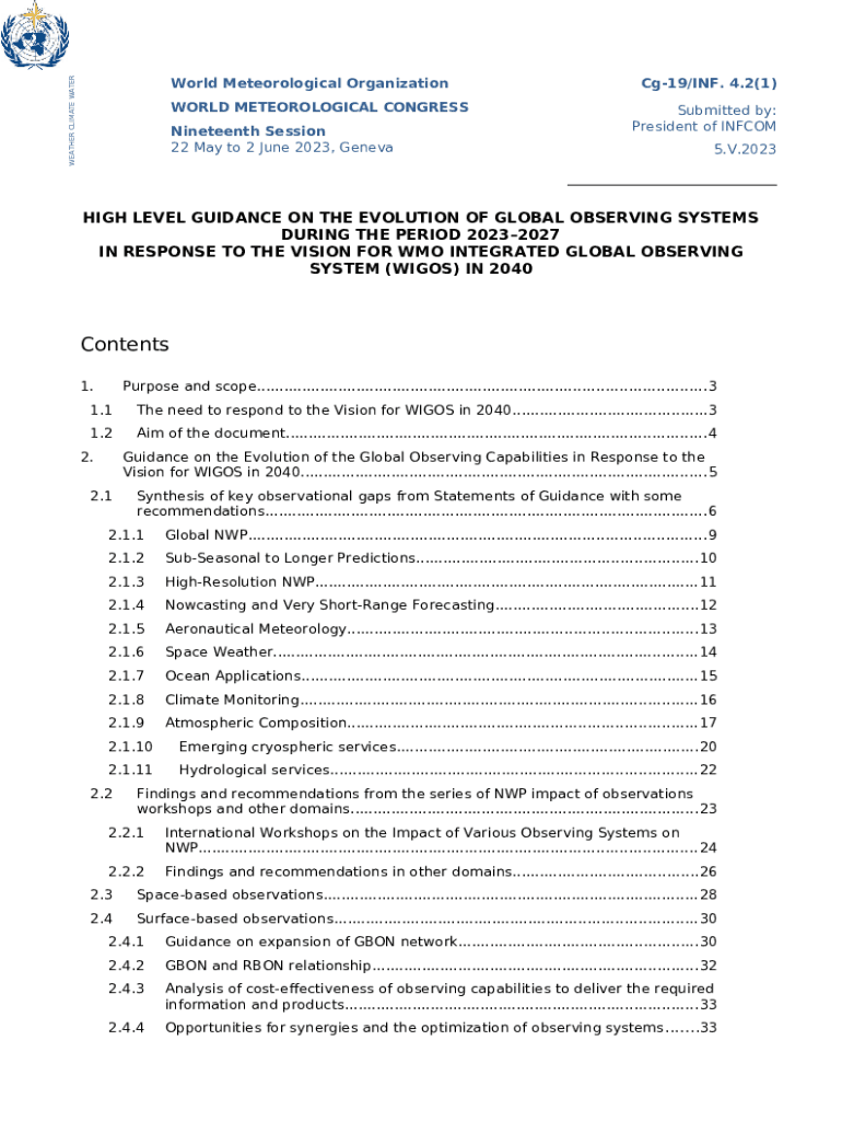 World Meteorological Congress - Abridged Final Report of the ... Doc ...