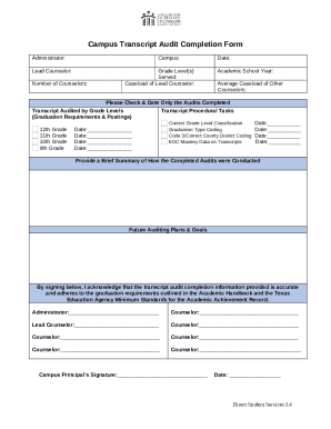 Submit a Preliminary Transcript GE Evaluation Request Doc Template ...