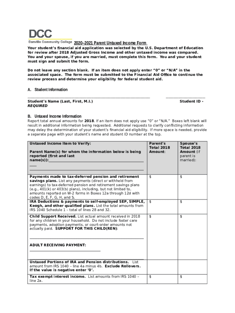 Sample 2020-2021 Student Aid Report (SAR) ... Doc Template | pdfFiller