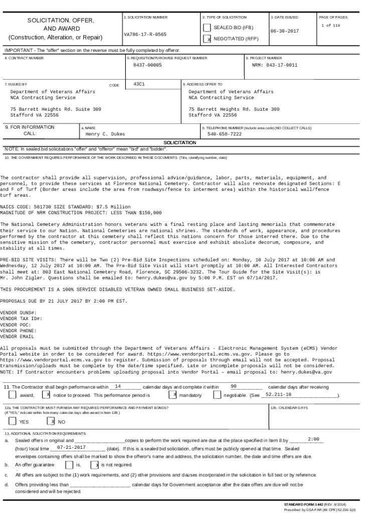 contractor production report - VA Vendor Portal Doc Template | pdfFiller