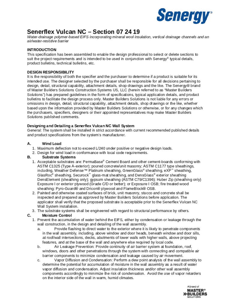 Senerflex Vulcan System (mineral wool is made from - Studylib Doc ...