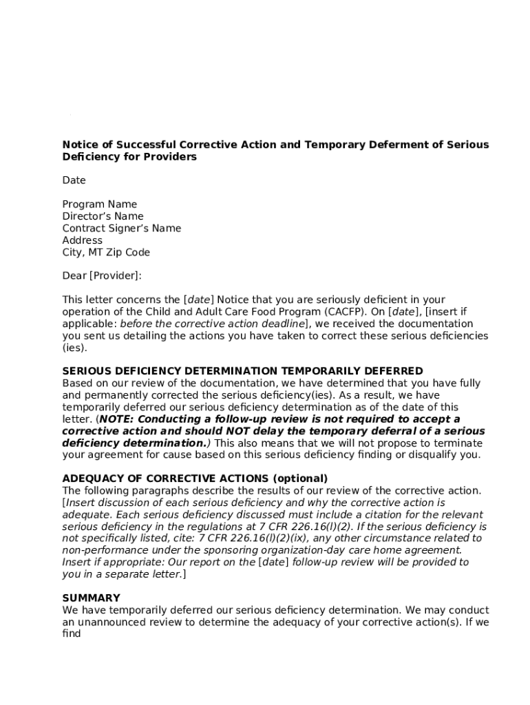 sample-letters-of-corrective-action-steps.pdf - dphhs mt Doc Template ...