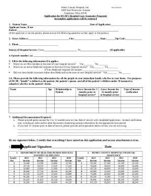 Ohio Hospital Care Assurance Program Quick Reference Doc Template ...