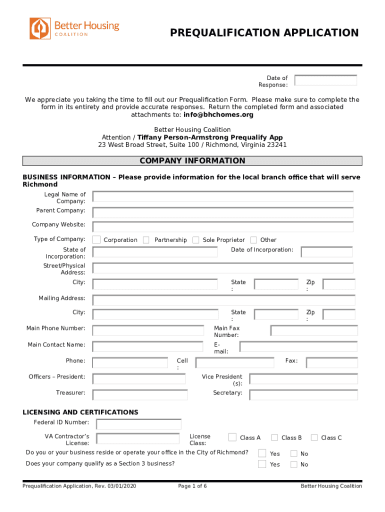 Demolition Services Prequalified List (Demo PQL) Doc Template | pdfFiller