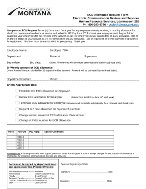 Mobile Communication Device Allowance Authority Doc Template | pdfFiller