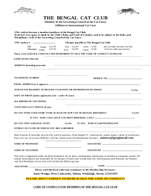 Bg application. Application Doc Template | pdfFiller