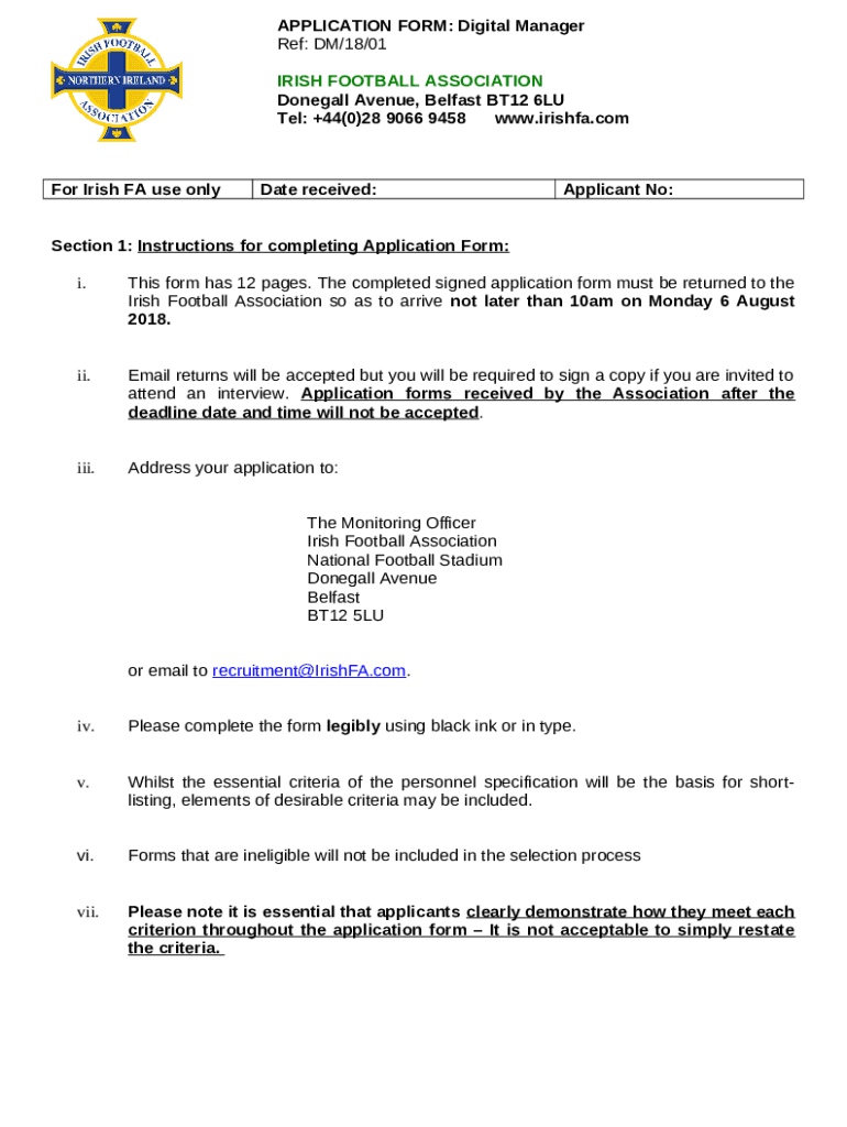 Filling in Irish FBR application - Ireland Forum Doc Template | pdfFiller