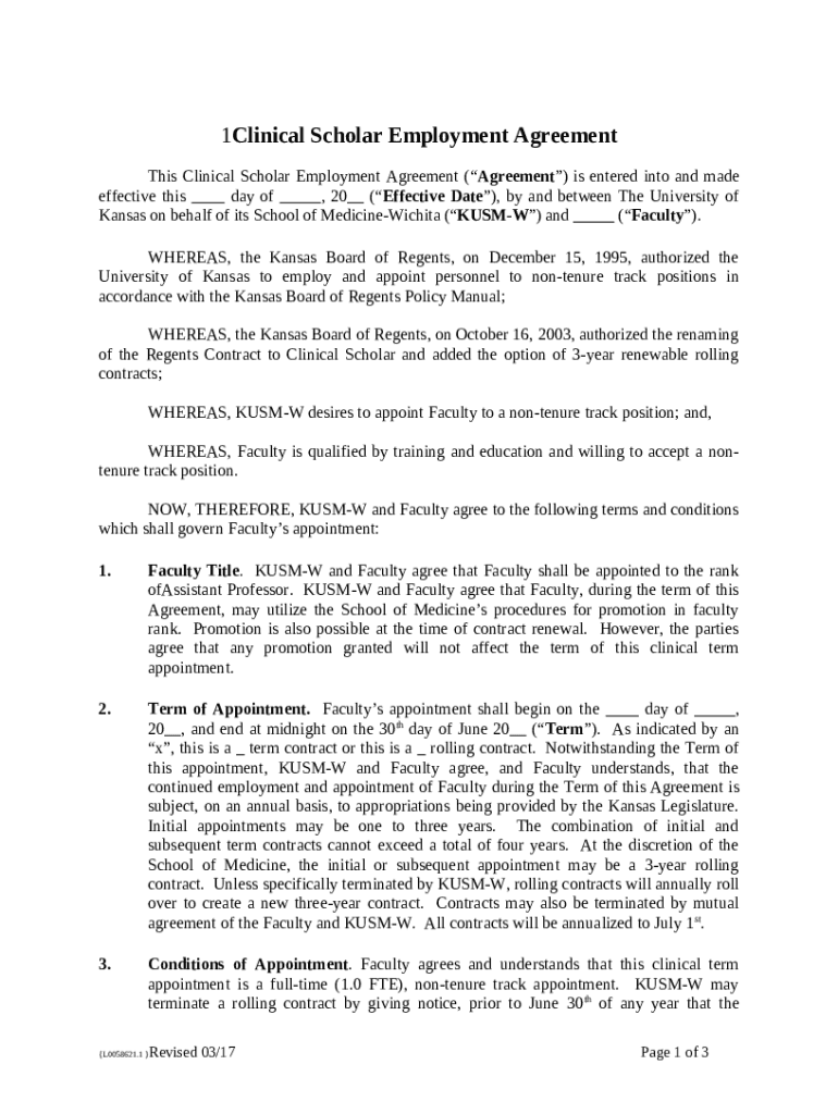post-graduate training employment agreement Doc Template | pdfFiller