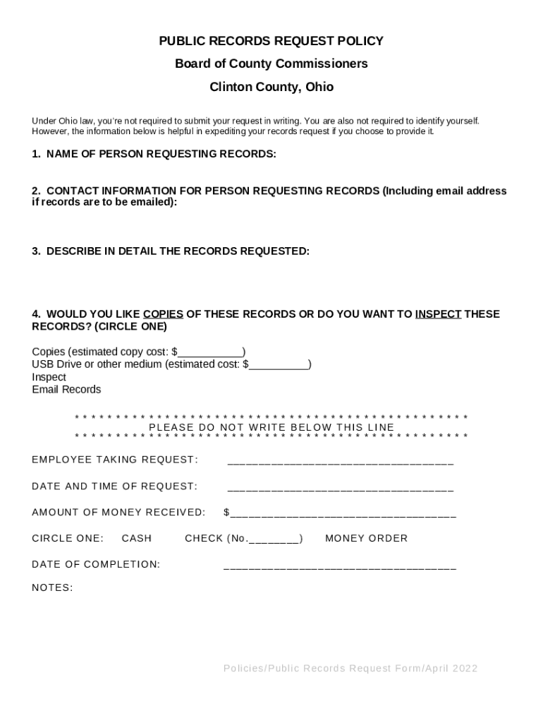 Public Records Request -April 2022 (002).docx - co clinton oh Doc Template | pdfFiller