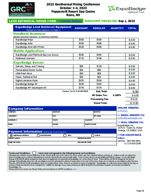 Fillable Online Hotel & Venue2023 Geothermal Rising Conference Fax ...
