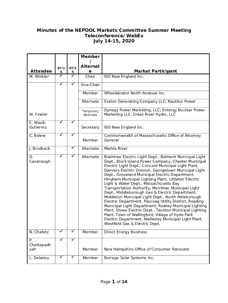 Teleconference/ WebEx Doc Template | pdfFiller