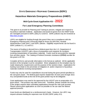 Hazardous Materials Emergency Preparedness (HMEP) ... - serc nv Doc ...