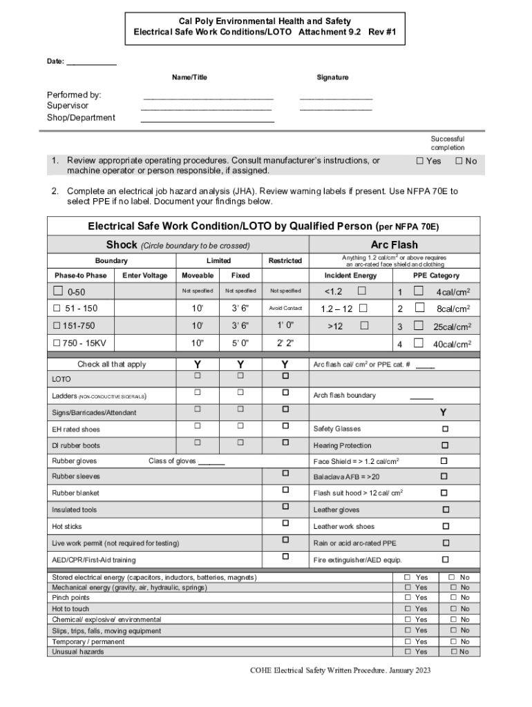 Fillable Online afd calpoly Contractor Environment, Safety & Health Manual (CESH) Fax Email ...