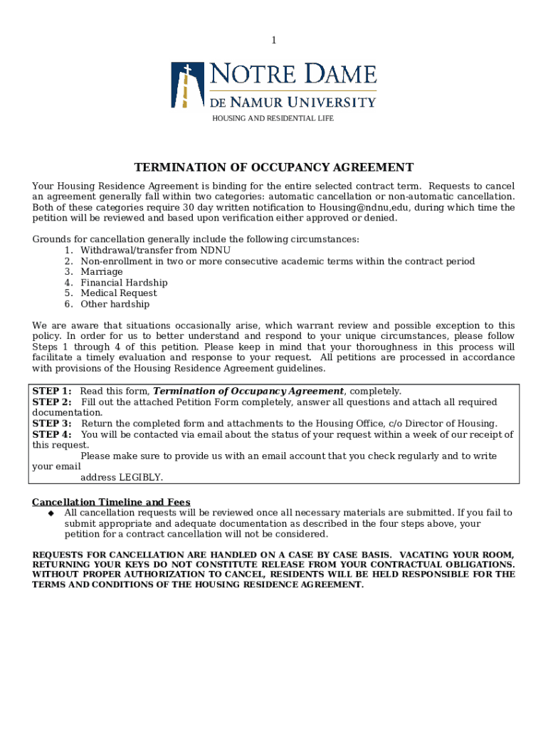 Sample Housing Agreement: Residents Doc Template | pdfFiller