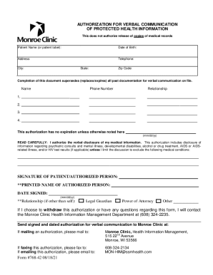 Fillable Online Authorization-for-Verbal-Communication-and-or-to-Leave ...