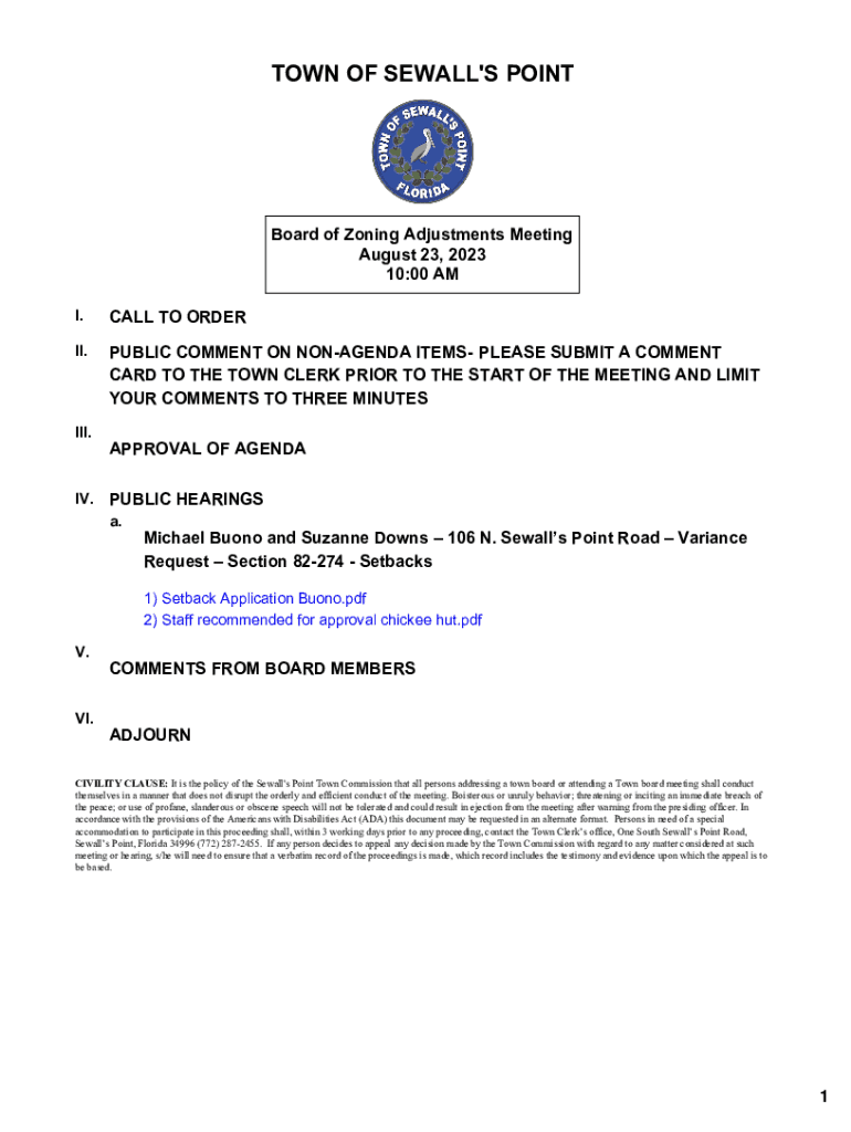Fillable Online d3n9y02raazwpg cloudfront Calendar Monthly ViewTown of Sewall's Point, Florida ...