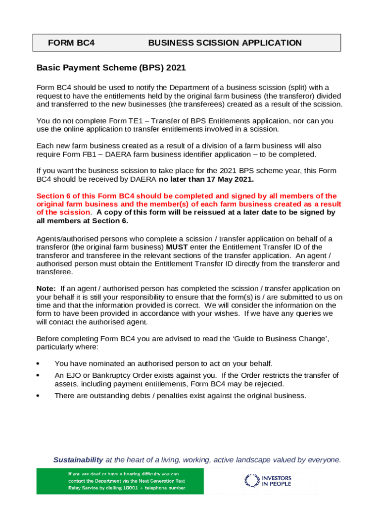 The basic income support for sustainability (BISS) Doc Template | pdfFiller