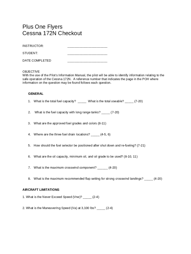 Plus One FlyersSan Diego's Premier Flying Club. Doc Template | pdfFiller