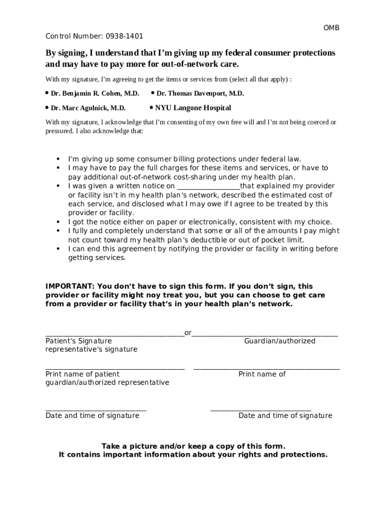 Sample Notice and Consent Doc Template | pdfFiller