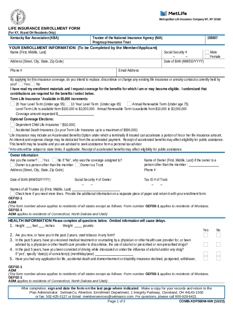KBA Special Enrollment Period is Now Live for Members ... Doc Template ...