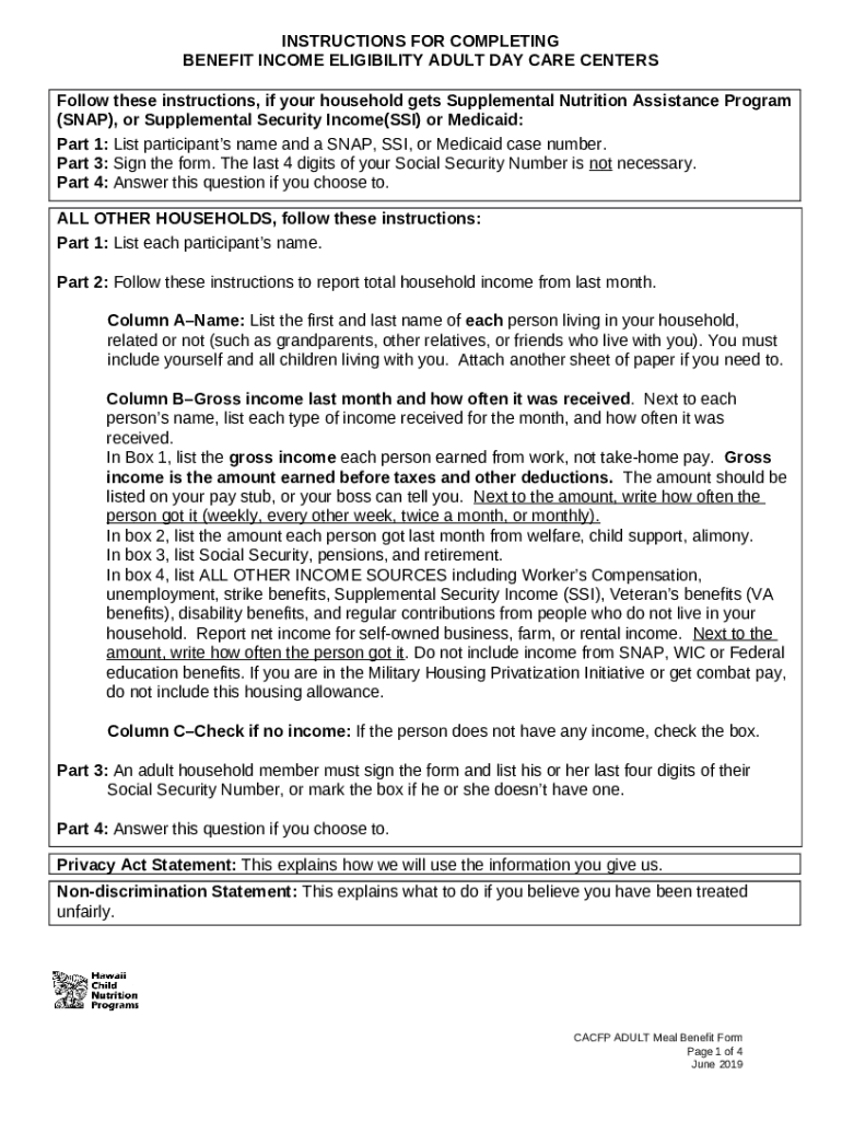 Part 1: List participant's name and a SNAP, SSI, or Medicaid case ...