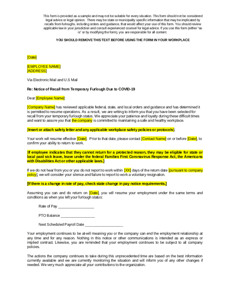 sample letter of loss of employment due to covid 19 pdf Doc ... Doc ...