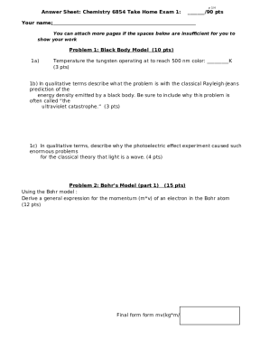 Complete the two questions below on a sheet of paper. ... Doc Template ...
