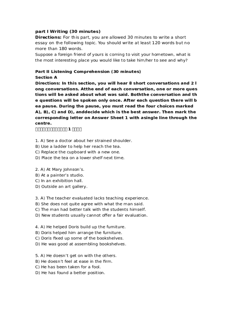 Sample Essays for the Writing Section of the TOEFL Test - file xdf Doc ...