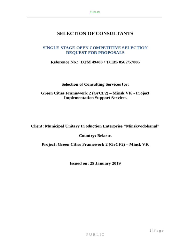EBRD Green Cities Framework (GrCF) - Green Financing ... Doc Template ...