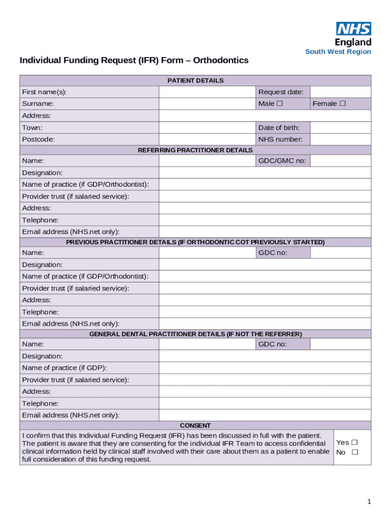 Guide to Completing Individual Funding Requests Doc Template | pdfFiller