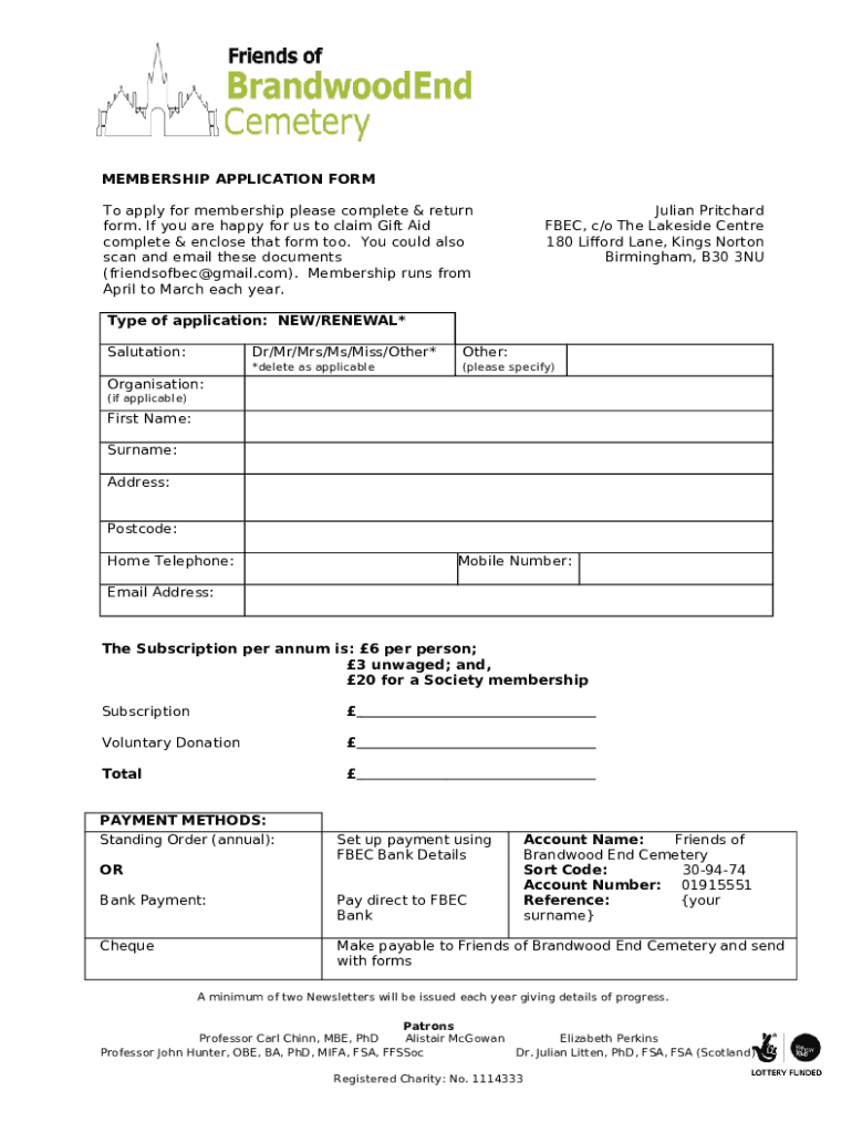 The Subscription per annum is - fbec org Doc Template | pdfFiller