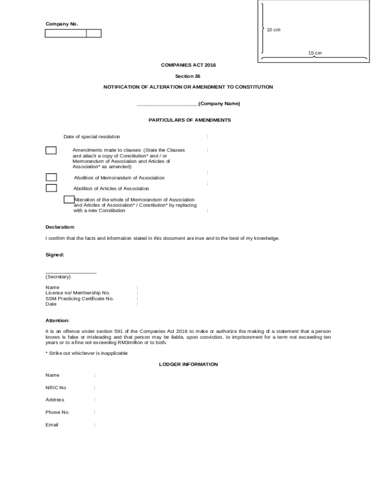 model-special-resolution-alter-clauses-in-articles-of- ... Doc Template ...