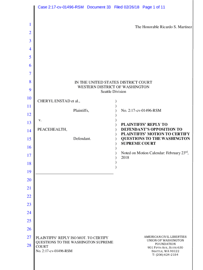 Fillable Online Pl.'s 2d Motion for Preliminary Injunction Fax Email ...