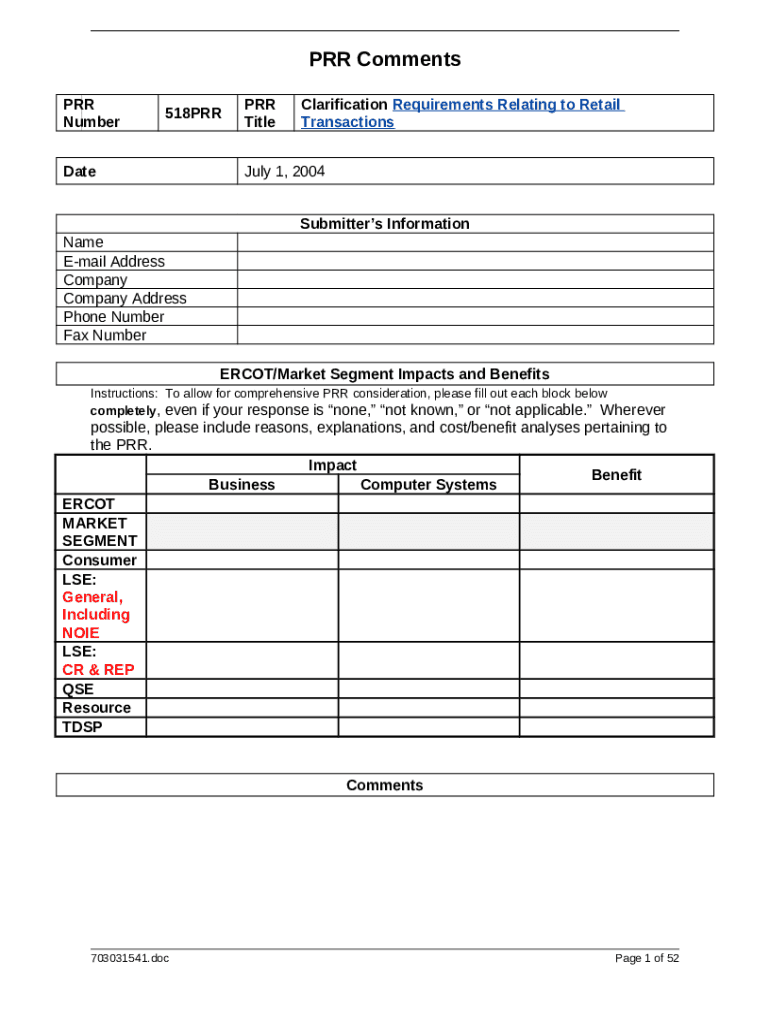 Clarification Requirements Relating to Retail Transactions Doc Template ...