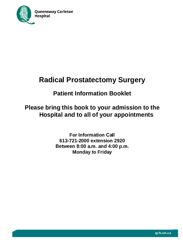 your-guide-to-recovery-after-radical-prostatectomy. ... Doc Template ...