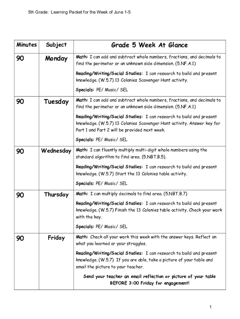 Fillable Online Students Entering - Sixth Grade Summer Math Packet Fax ...