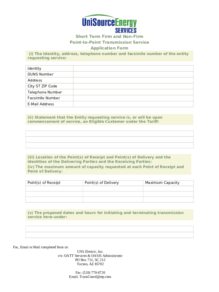 Firm Point-to-Point Transmission Service - OATi Oasis Doc Template ...