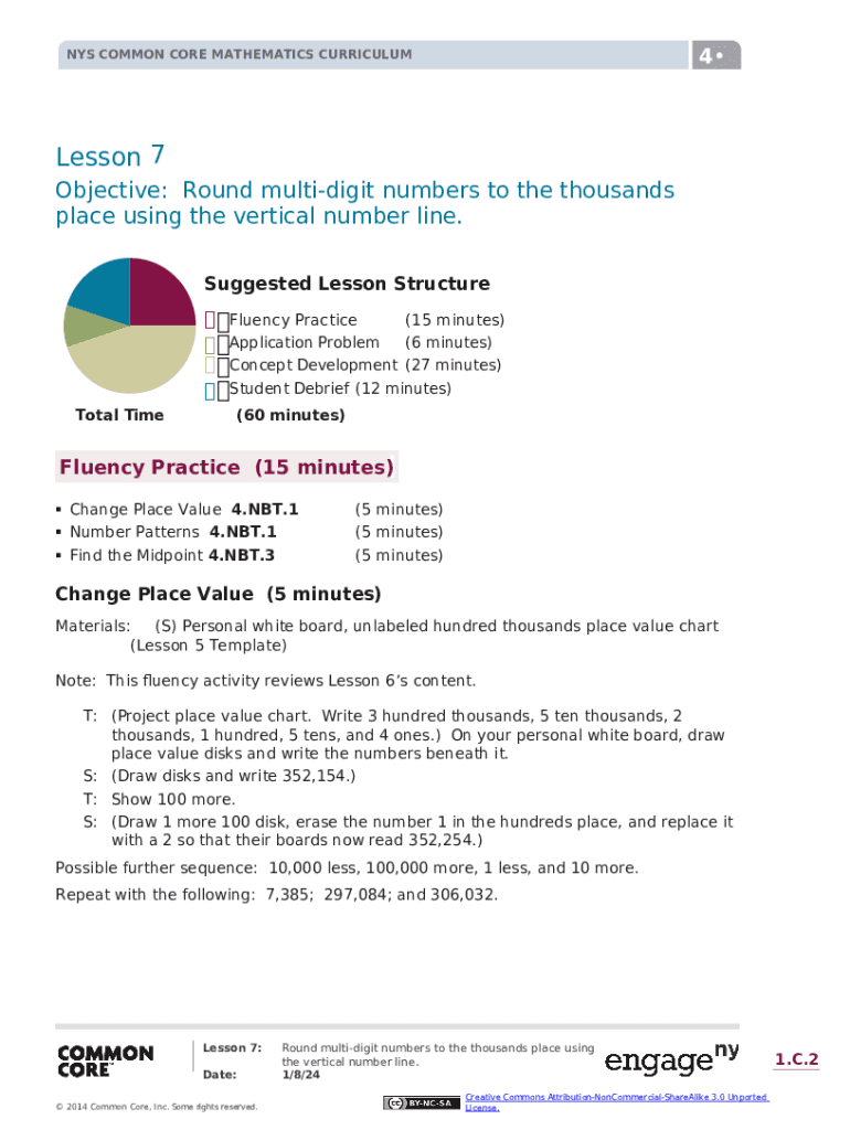 Place Value Rounding And Algorithms For Addition And Doc Template Pdffiller