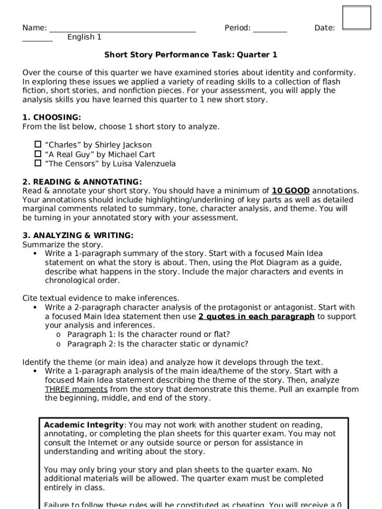 Adding a Global Perspective: Diverse Short Stories to Teach Doc ...