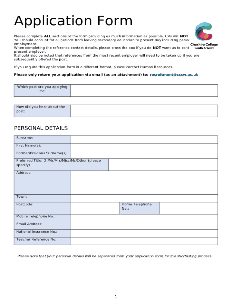 Catering and Retail Assistant Doc Template | pdfFiller
