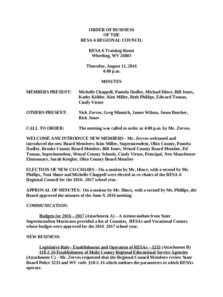 MEMBERS PRESENT:Michelle Chappell, Pamela Dudley, Michael Hince, Bill ...