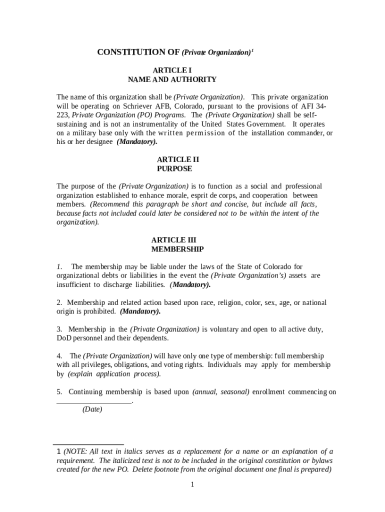 CONSTITUTION-AND-BYLAWS-Sample-Instructions.pdf Doc Template | pdfFiller