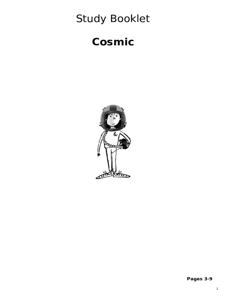 Cosmic by Frank Cottrell BoyceChildren's books Doc Template | pdfFiller