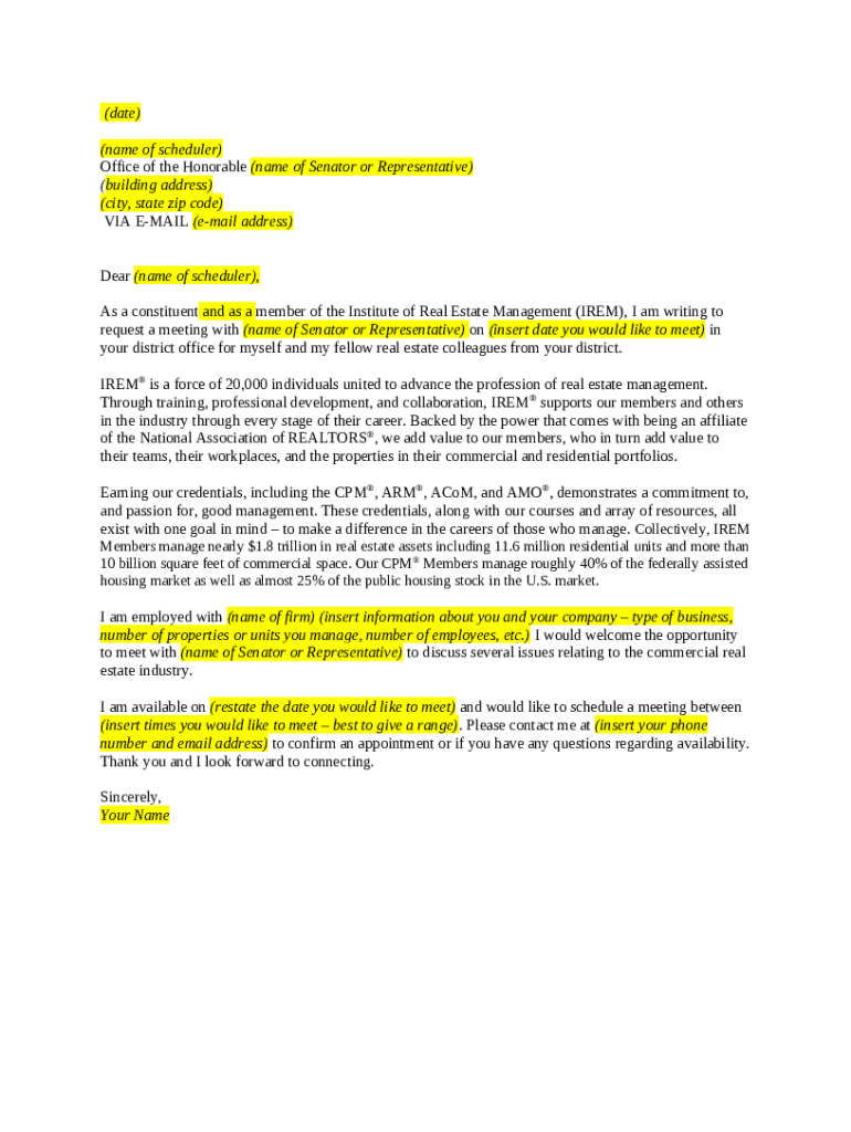 our sample letter Doc Template | pdfFiller