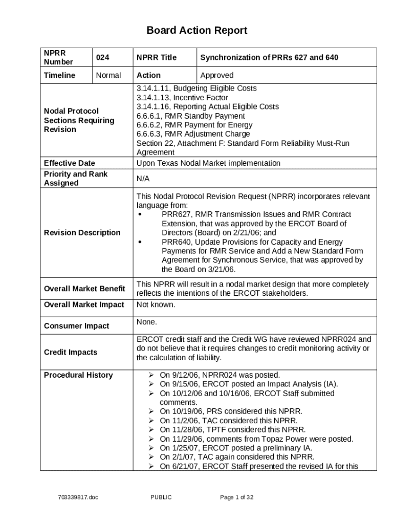nodal protocols revision request Doc Template | pdfFiller