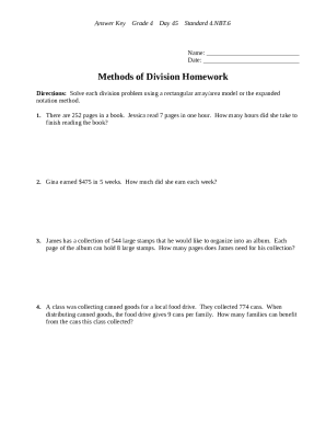 Expanded Notation Method for Division - Video & Lesson ... Doc Template ...