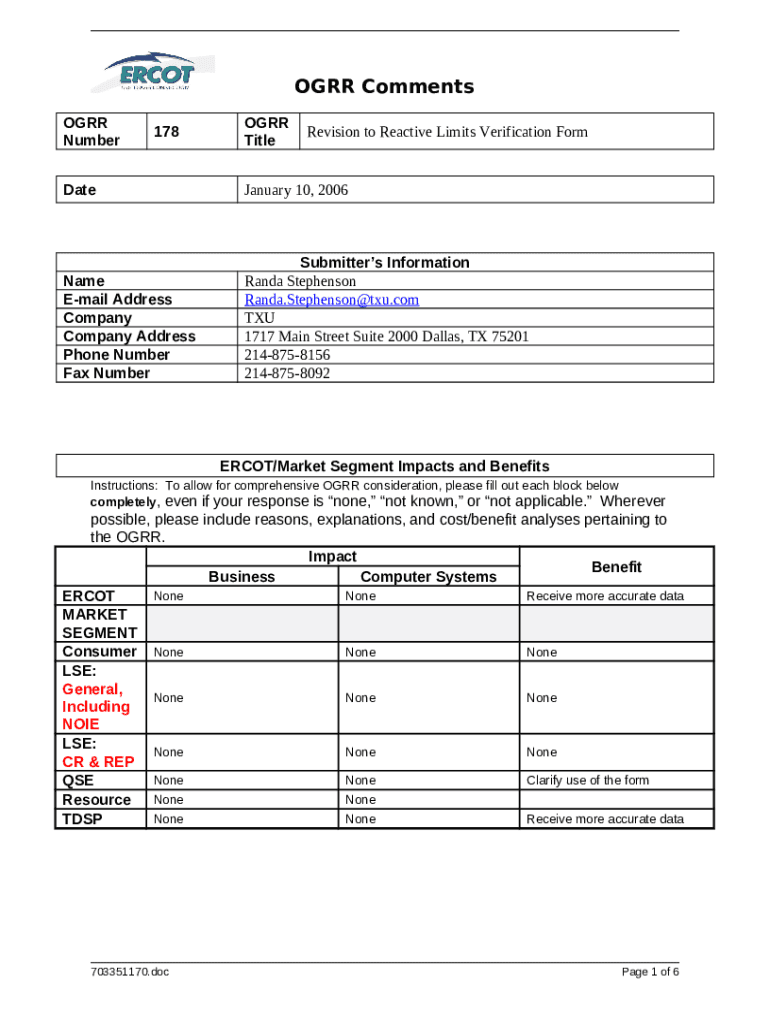 Revision To Reactive Limits Verification Doc Template Pdffiller