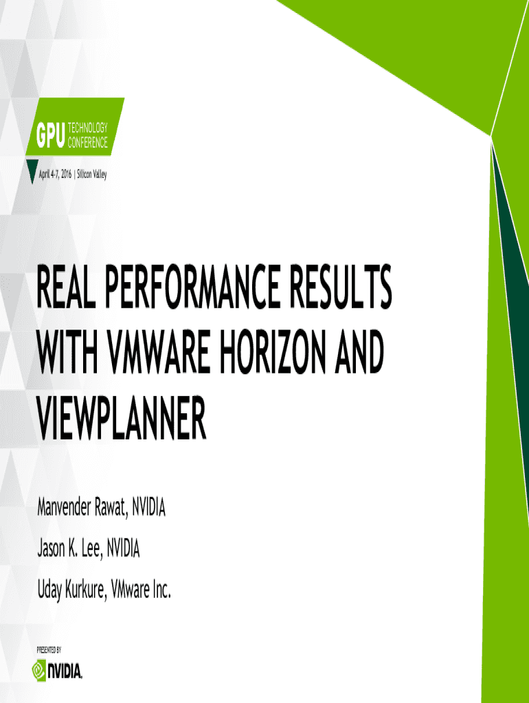 Fillable Online VMware claims 'bare-metal' performance on virtualized GPUs Fax Email Print ...
