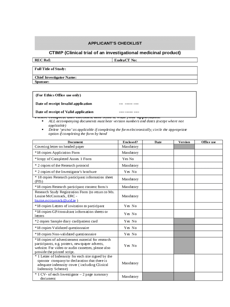 EudraCT Application Page Help - Section A. Trial Identification Doc ...
